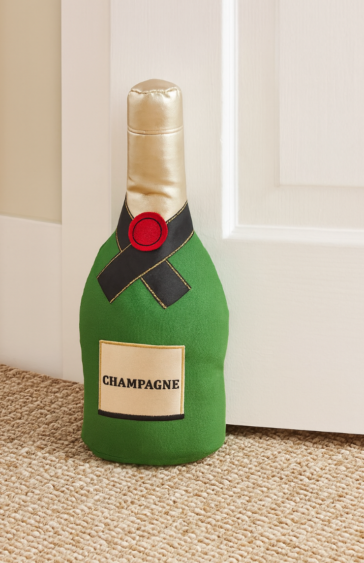Champagne Door Stop – Palm Avenue Homewares & Seasonal Decor